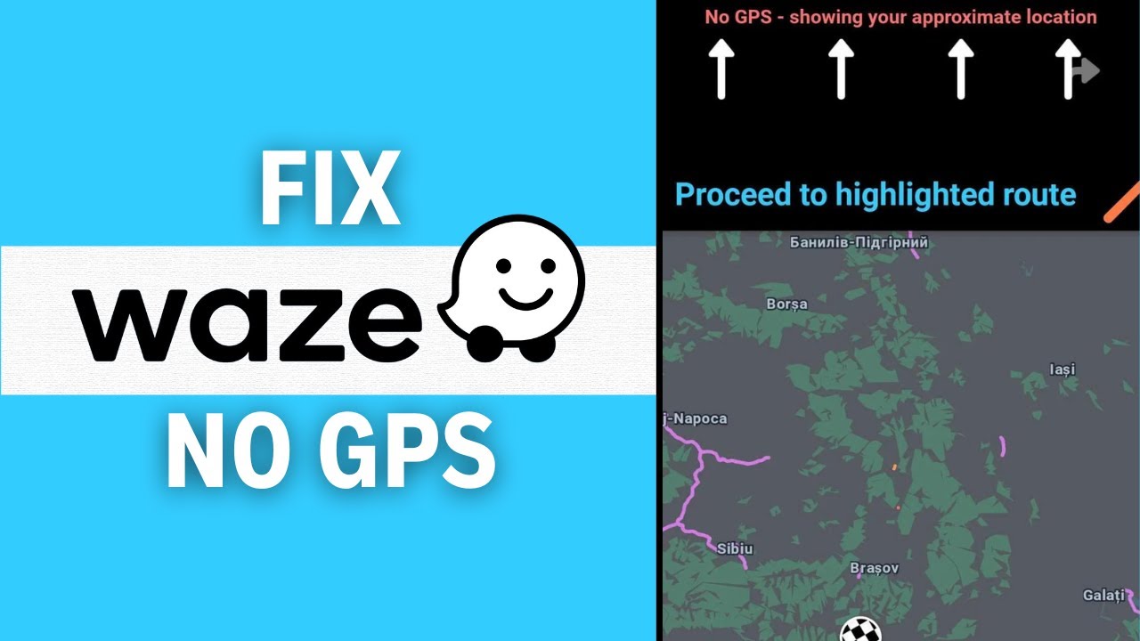 How To Fix Waze No GPS, Showing Approximate Location Error (2024) - YouTube