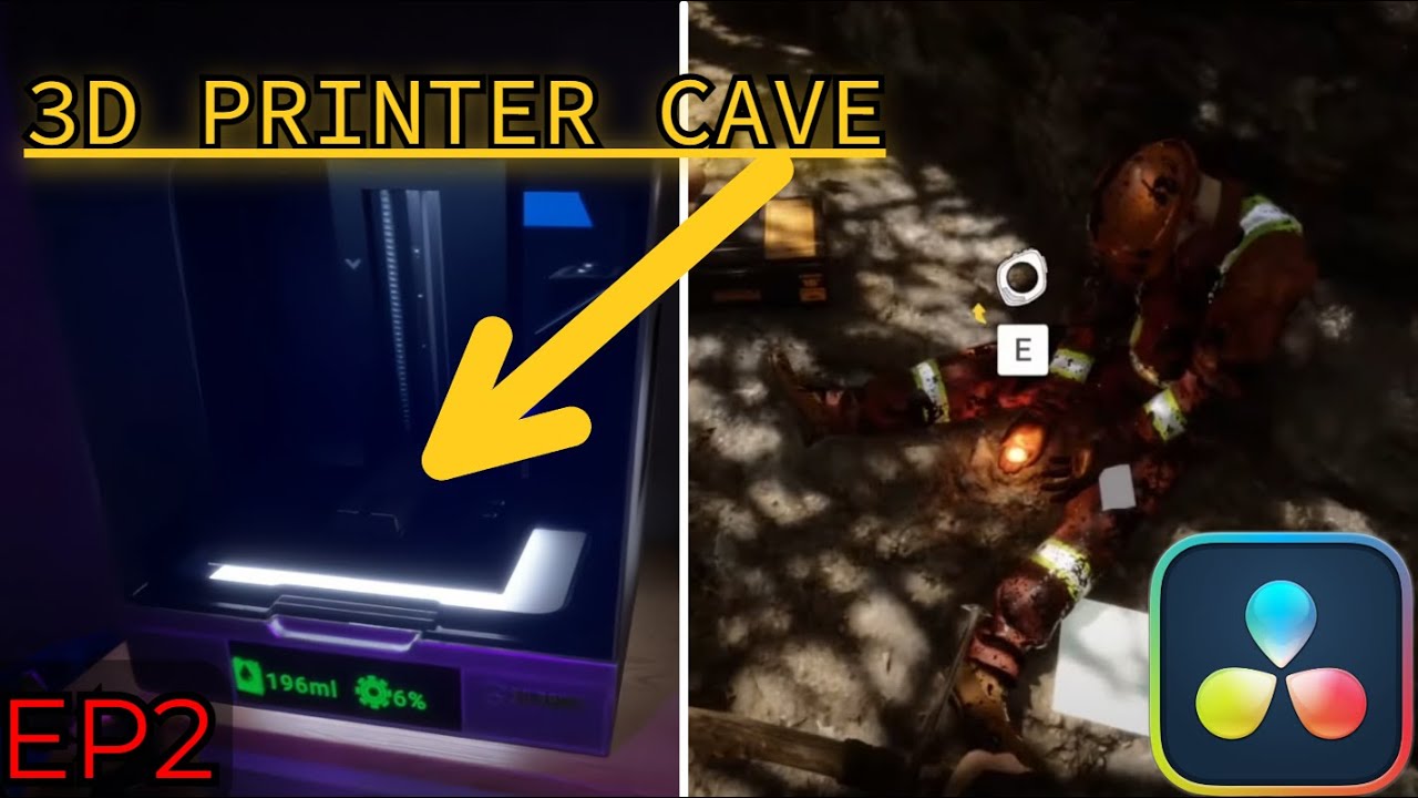 Inside The 3D Printer Cave | Sons of the Forest (S2EP2) - YouTube