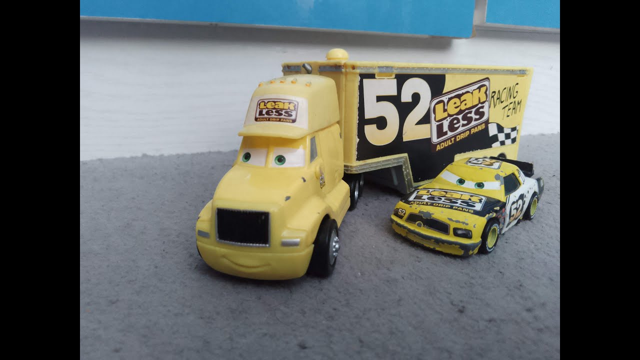Disney Pixar Cars Diecast Reviews- Leak Less Hauler- Race Hauler- Cars ...