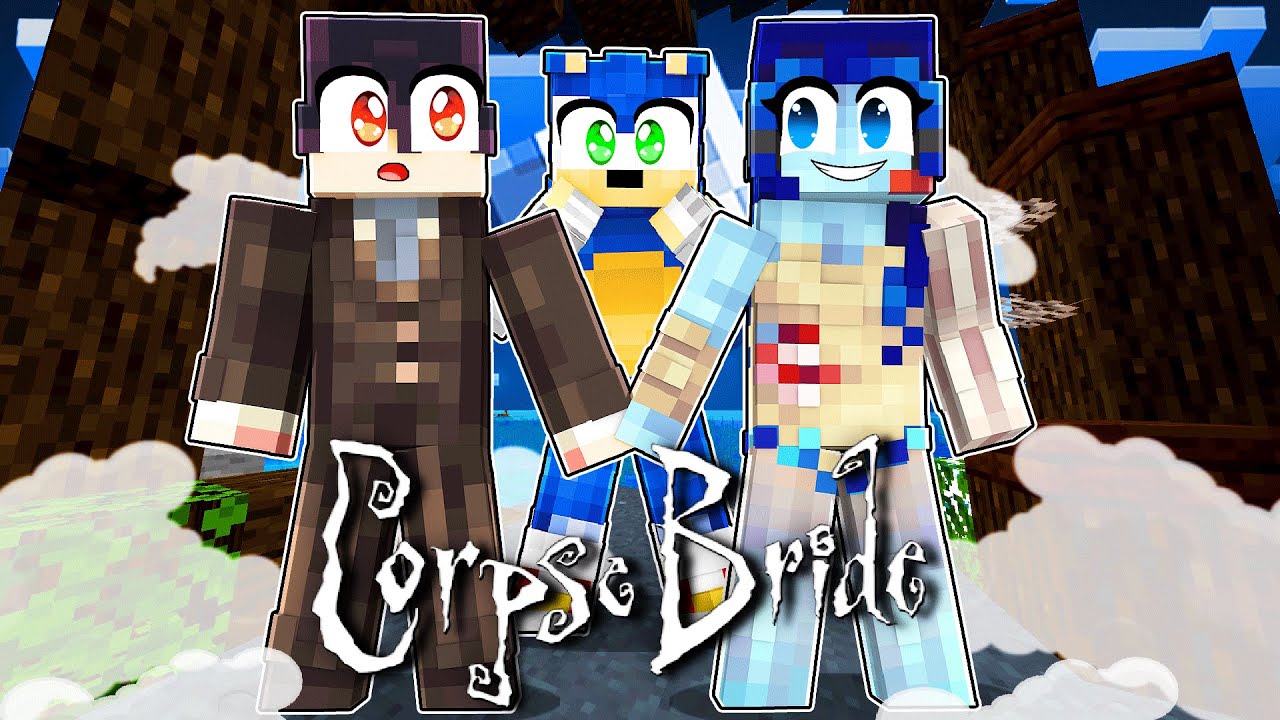 I MARRIED the CORPSE BRIDE in Minecraft! [160] | Minecraft Sonic ...