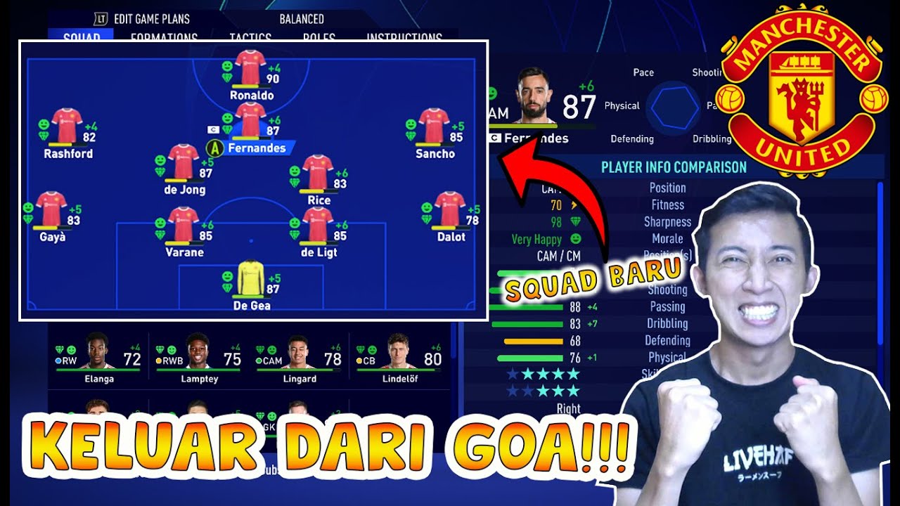 MUSIM PERTAMA MELATIH MU! - Fifa 22 Career Gameplay - YouTube