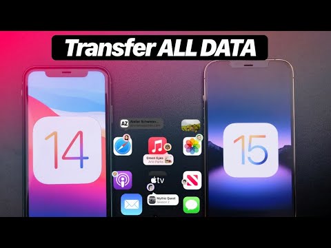 Transfer ALL Your Data From OLD iPhone to New iPhone EASY - iOS 15 ...