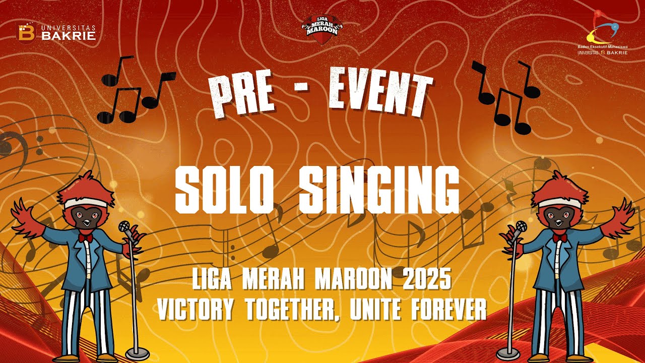 "Rachman Yusuf" Solo Singing Performance - Pre Event Liga Merah Maroon ...