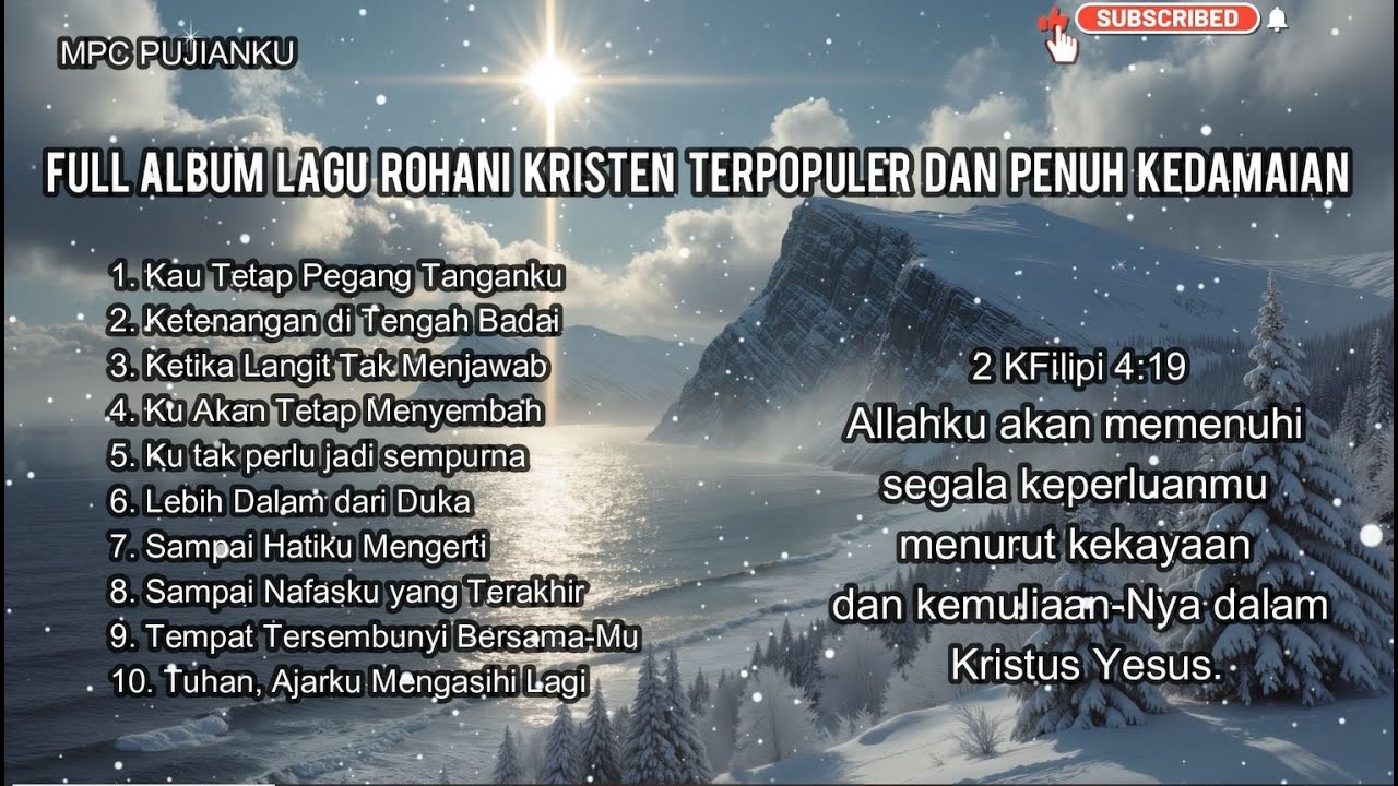 FULL ALBUM LAGU ROHANI KRISTEN TERPOPULER DAN PENUH KEDAMAIAN | Lagu ...