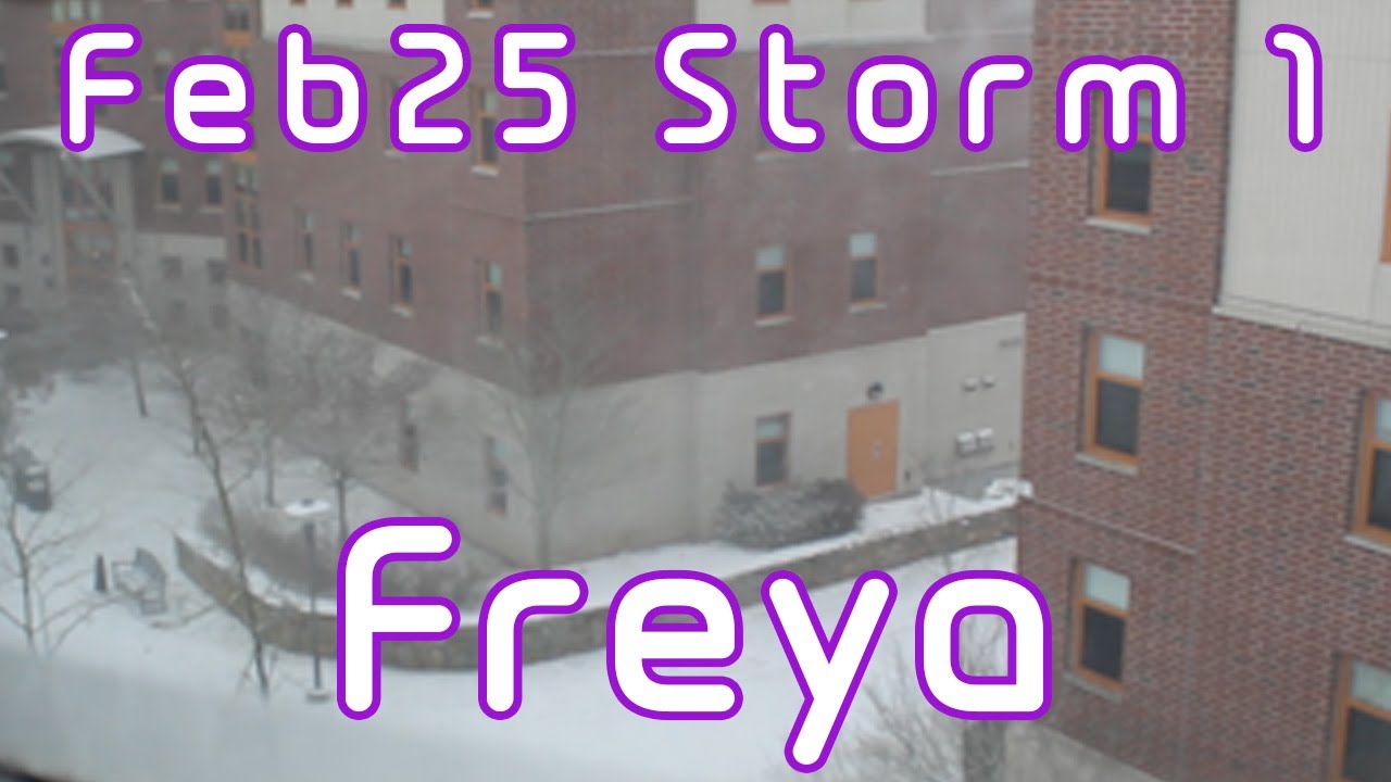 Feb25 WS Chain STORM 1: Winter Storm Freya (FULL VIDEO JOURNAL) - YouTube