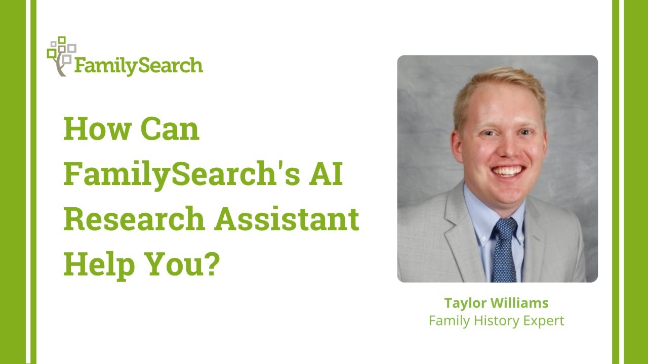 How Can FamilySearch's AI Research Assistant Help You? - YouTube