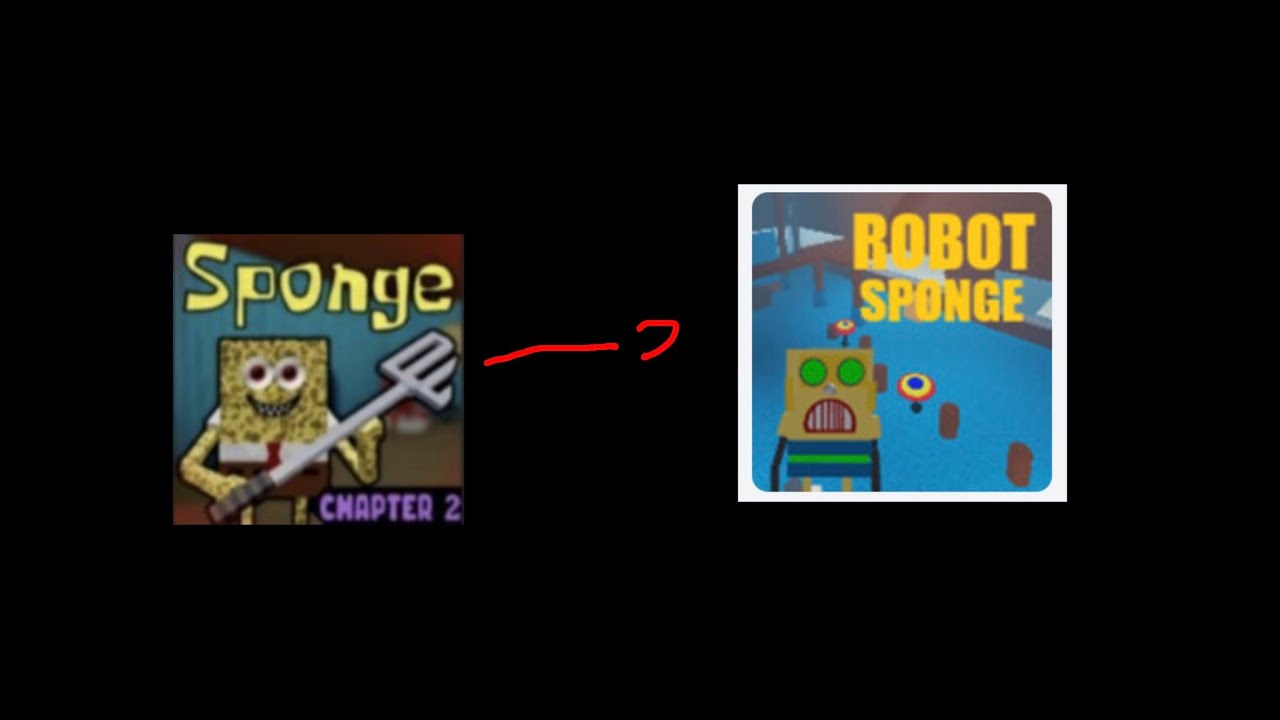 Roblox Sponge become a Robot in Roblox Robot Sponge The game link is in ...