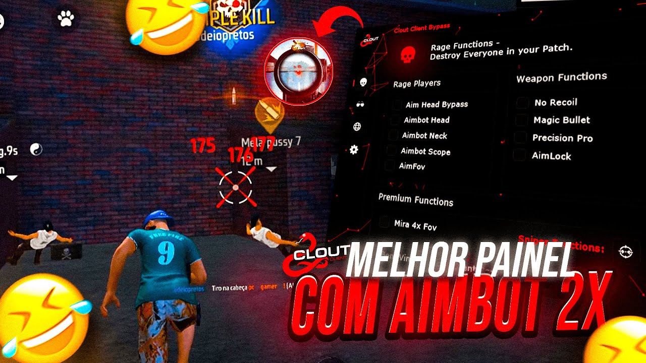 PAINEL AIMBOT 2X 😍 OBRIGADO CLOUT CLIENT 🤑 - YouTube