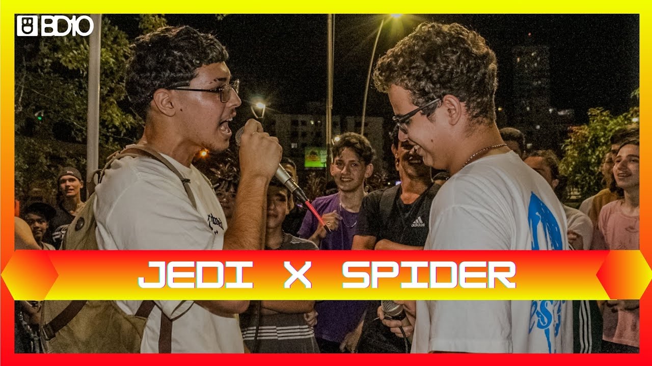 JEDI X SPIDER | 1ª FASE | 58ª BATALHA DA DEZ - YouTube