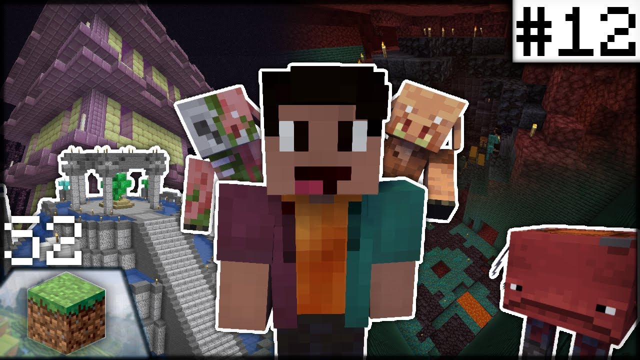 Nether Base Progress, Chaos Emerald Shrine and Striders! | Minecraft ...