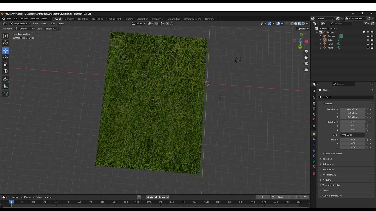 tutorial how to put a texture on any EASY Blender block - YouTube
