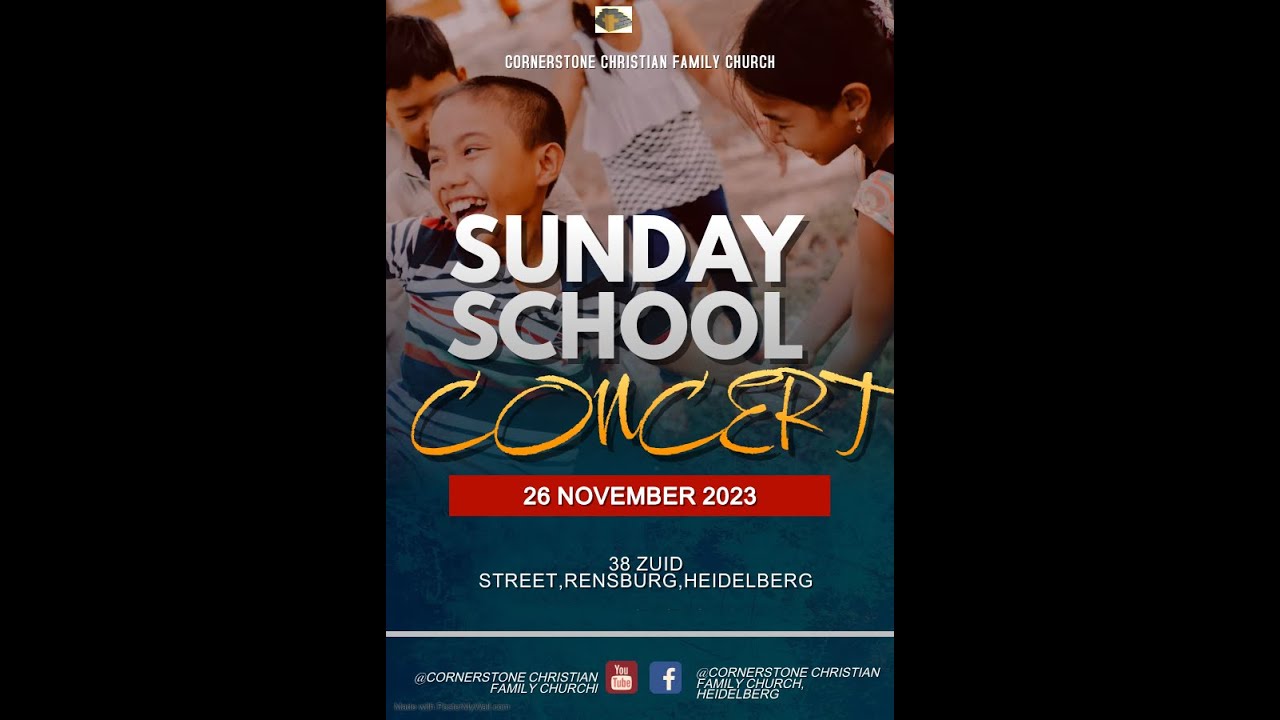 Sunday School Concert Day - 26/11/2023 - YouTube
