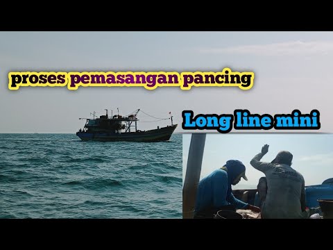 proses pemasangan pancing rawai || long line mini - YouTube