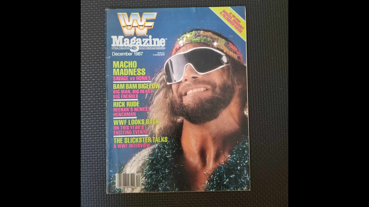 WWF Magazine December 1987 Randy Savage - YouTube