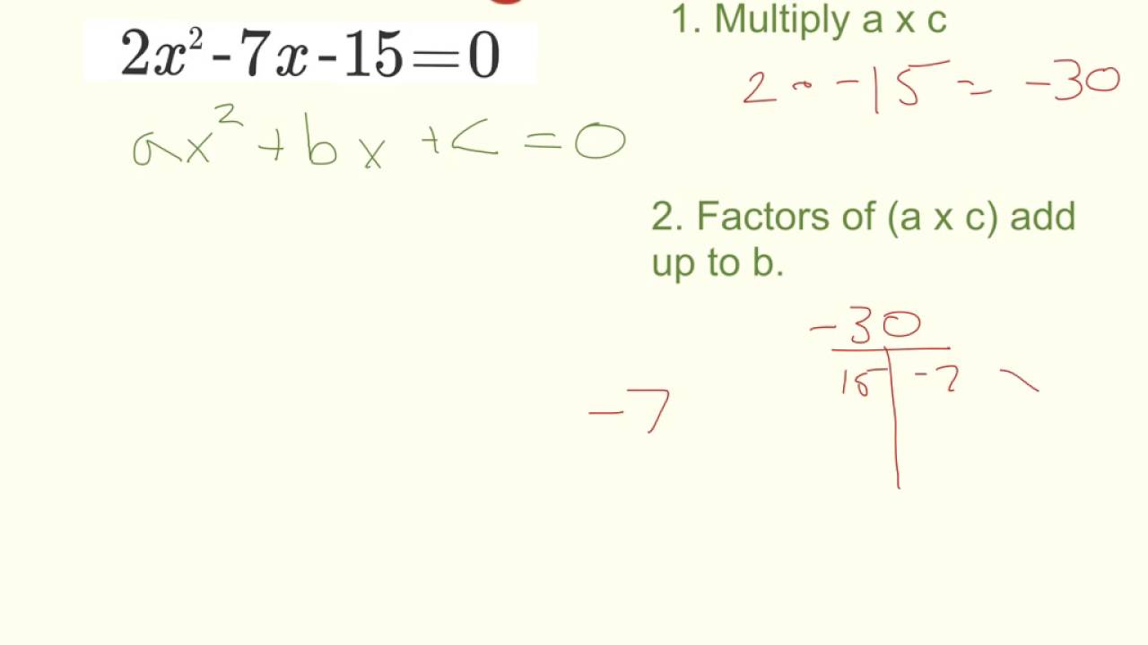 factoring - YouTube