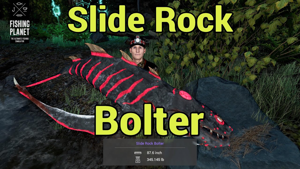 Fishing Planet Colorado Mystery Slide Rock Bolter - YouTube