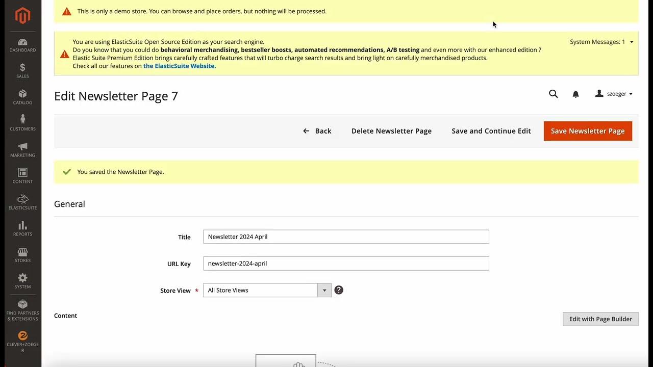 Newsletter Page Builder - Magento 2 Extension Tutorial - YouTube