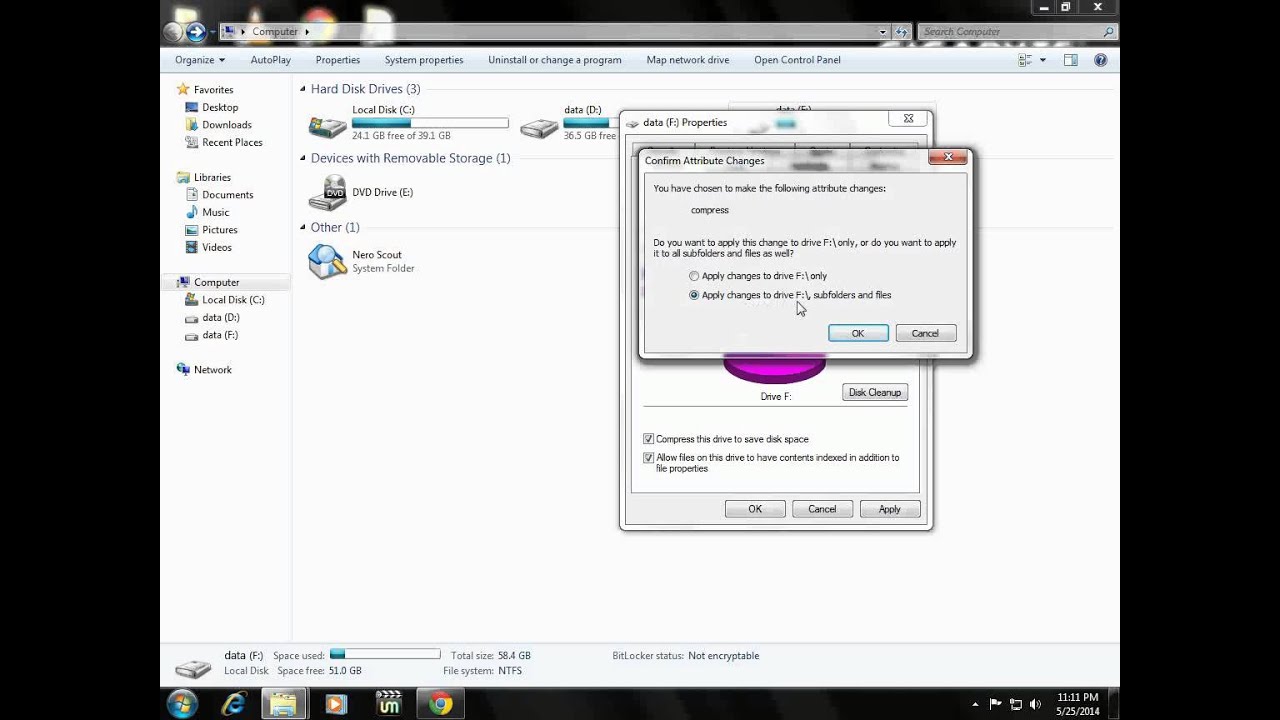 Compress and Make Space in Your Drive - YouTube