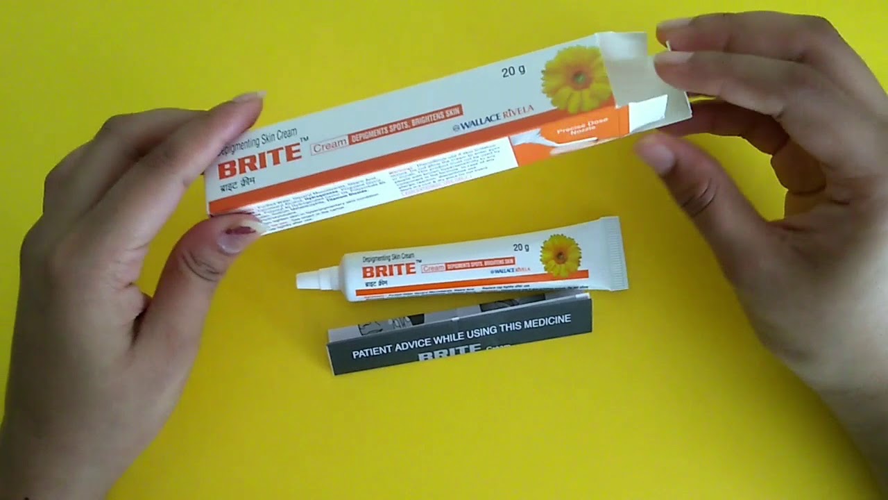 English Review of Brite Cream for Depigmentation : ClickOnCare - YouTube