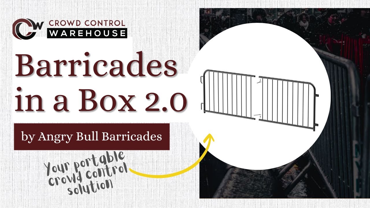 Barricade in a Box 2.0 by Angry Bull Barricades - YouTube