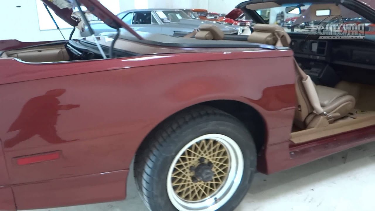 1989 Pontiac Trans Am GTA Convertible - YouTube