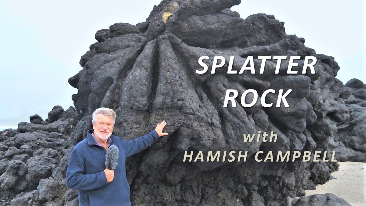 Splatter Rock on Chatham Island - YouTube