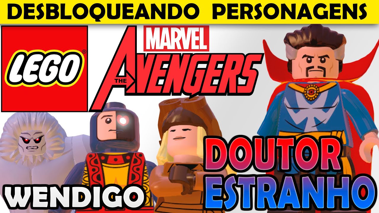 LEGO Marvel Vingadores | COMO DESBLOQUEAR | Doutor Estranho | Wendigo ...