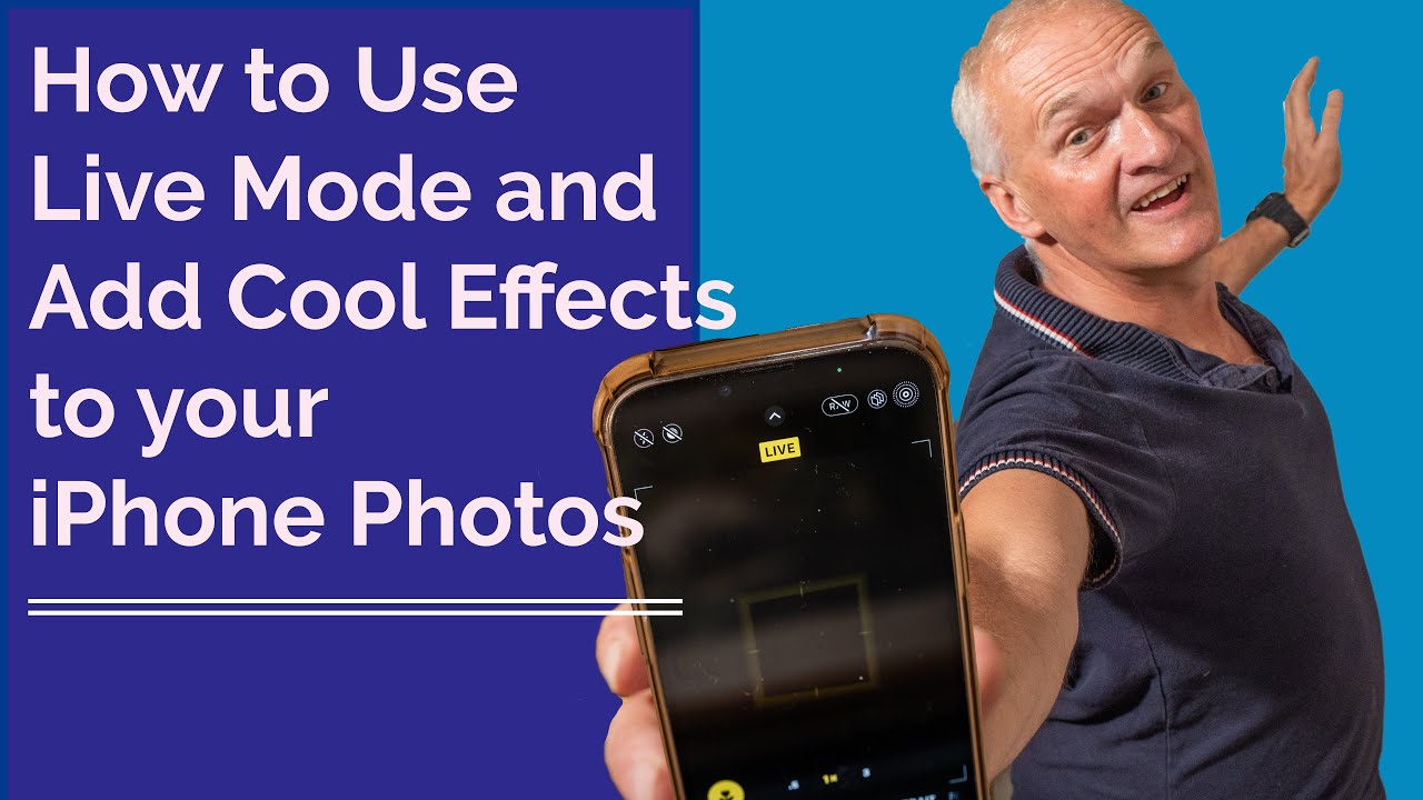 How to Use Live Mode and Add Cool Effects to your iPhone Photos - YouTube