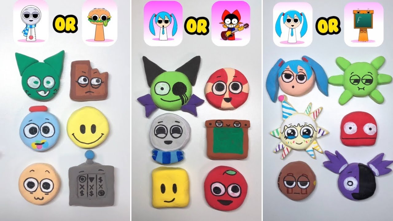 GUESS what's in sprunki OC slime ball - YouTube