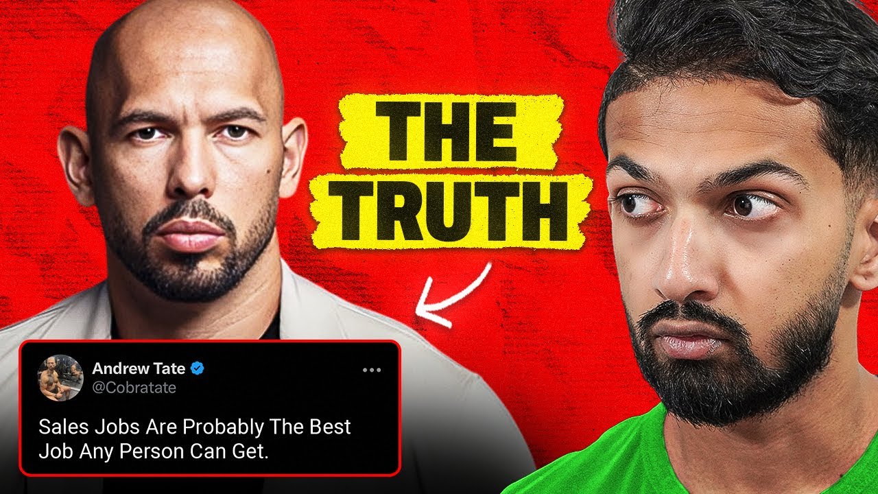 Andrew Tate Says Sales Jobs Are The Best Jobs... Here's WHY - YouTube