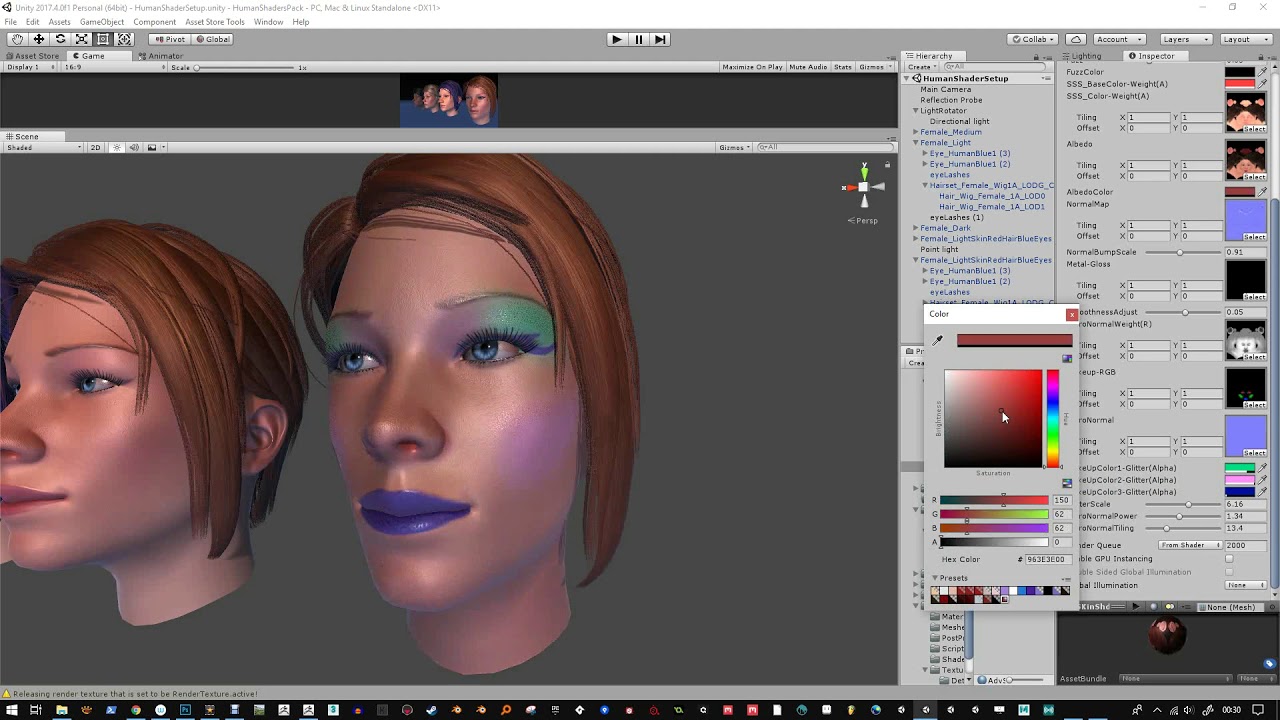 Human Shader Pack - Makeup - YouTube