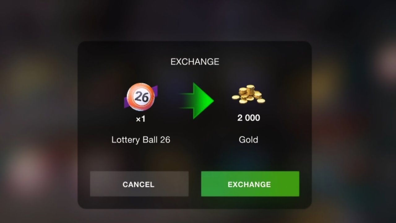 How to use WOTB lotto balls and exchange for gold - YouTube
