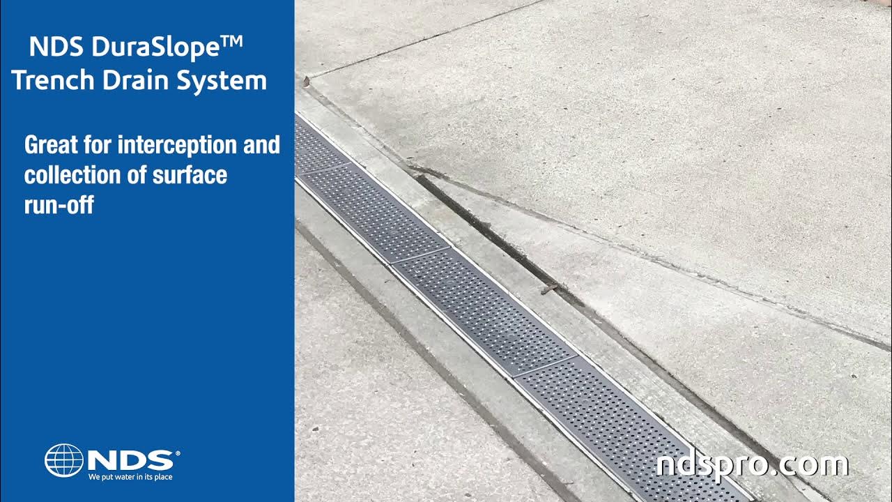 NDS Dura Slope Applications - Drainage Solutions, Inc. - YouTube