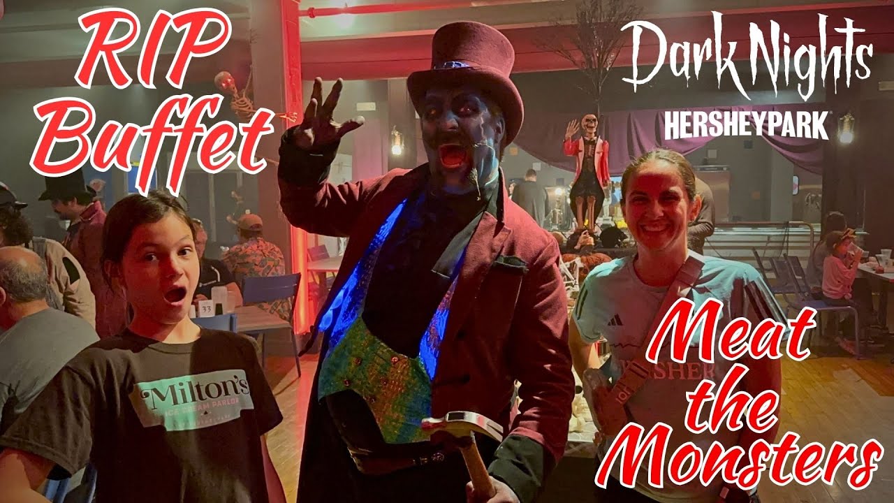 Dark Nights RIP Dinner Buffet at Hersheypark Halloween. FULL REVIEW ...