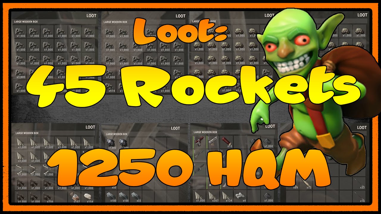 Rust Raid | BIGGEST GOBLIN LOOT - Vanilla - YouTube