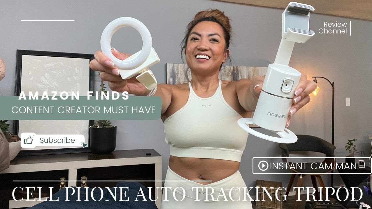 Let your cell phone be your camera man & follow you! I try out the Jesban Auto Face Tracking ...