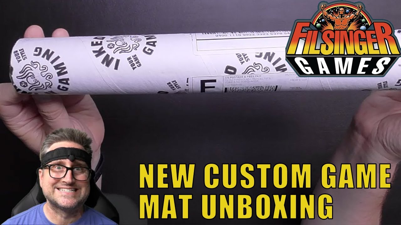 CUSTOM FILSINGER GAMES GAME MAT UNBOXING | Inked Gaming | Promoter ...