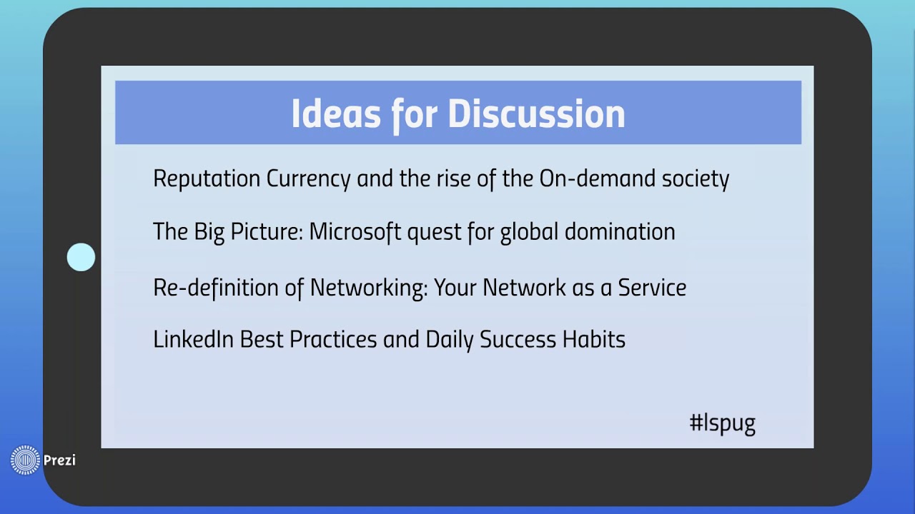 LSPUG Live: How to Sharpen Your 2019 New Year's Reputation with ...