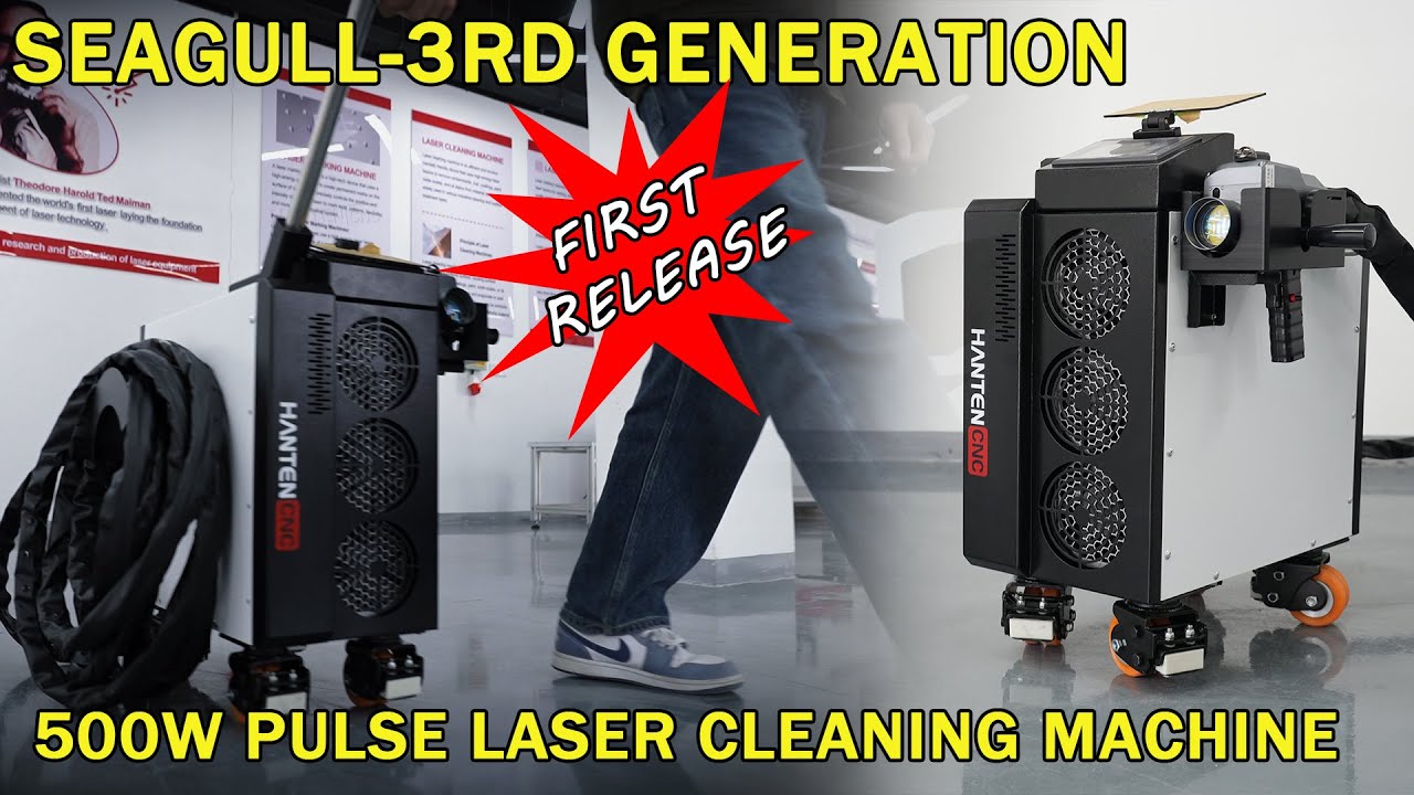 Seagull-3 500W Pulse Laser Cleaning Machine #lasercleaningmachine # ...