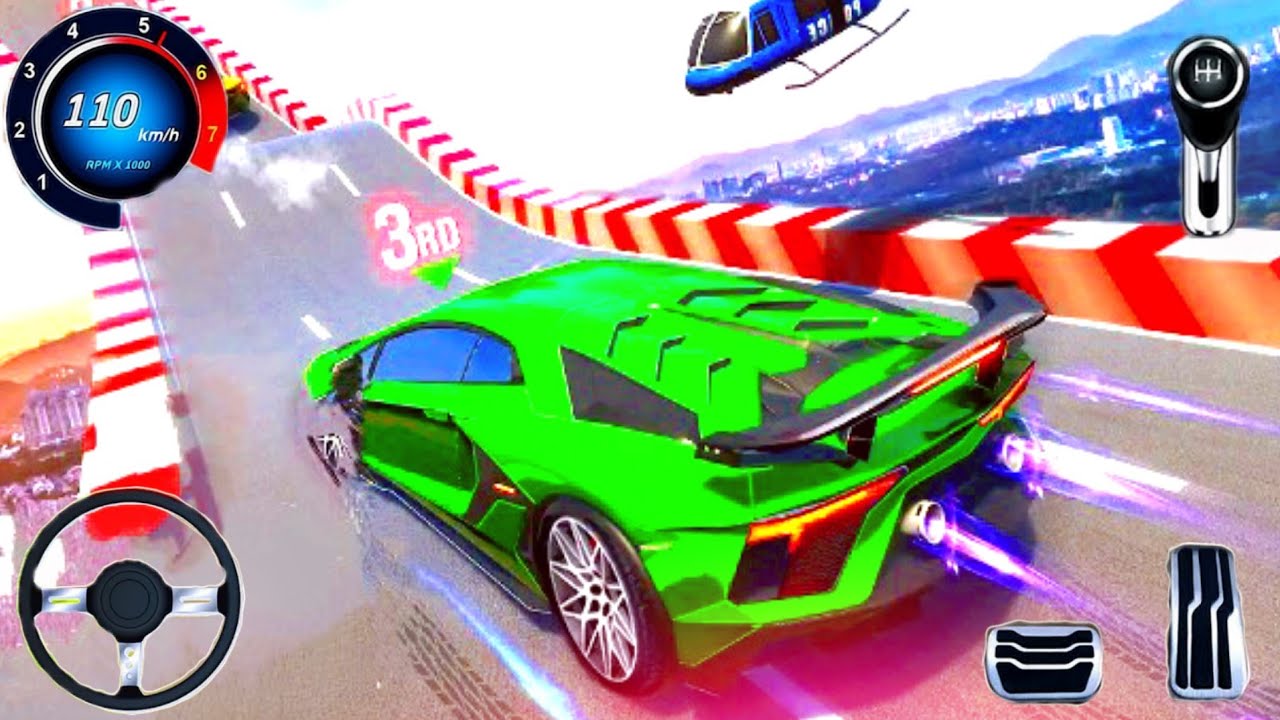 Impossible Mega Ramp Car Game 3D - GT Car Stunt Game Race - Android ...