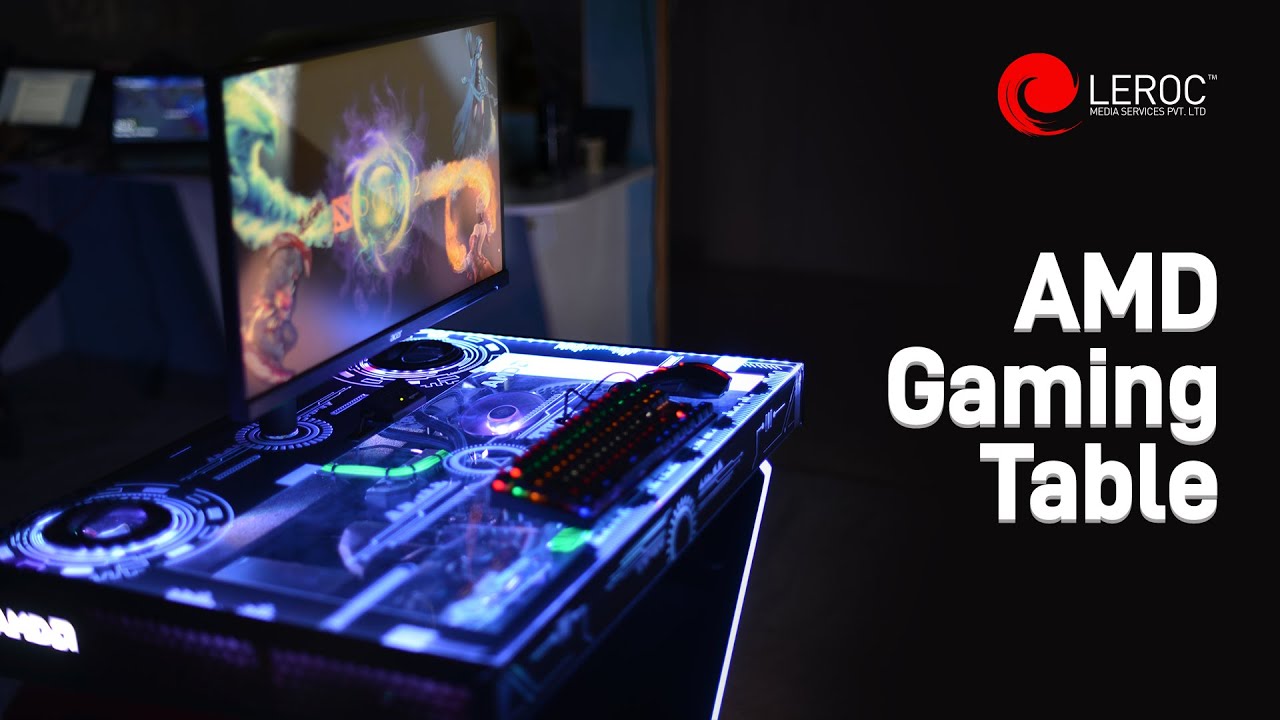 AMD Powered Gaming Table. In association with LG Ultra Gear gaming ...