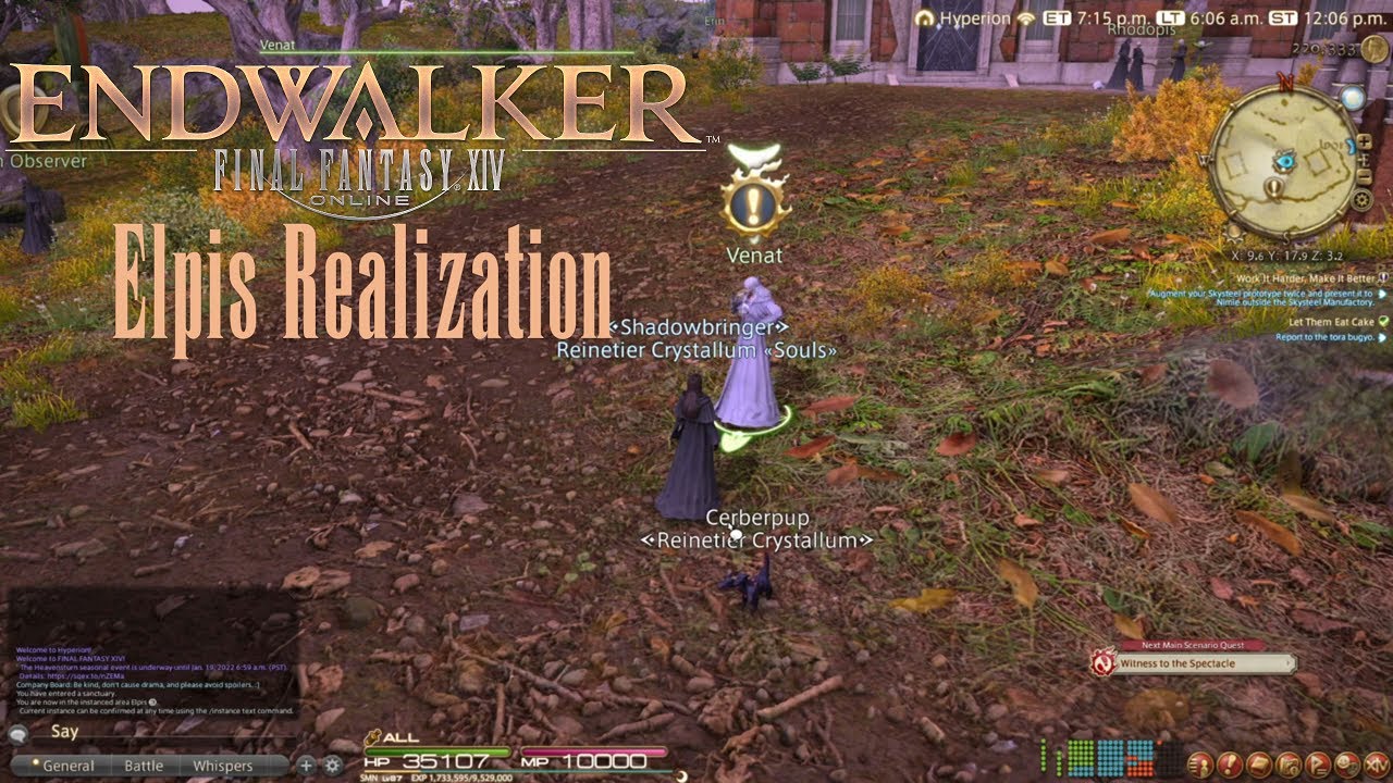 Final Fantasy XIV Endwalker: Elpis Realization - YouTube