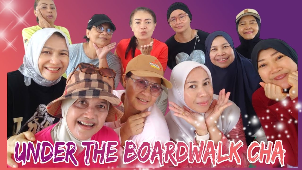 "UNDER THE BOARDWALK CHA" LineDance//Greesita Wiranegara-INA// the GH-2 ...