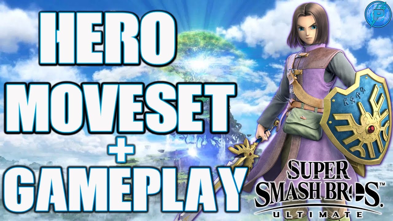 Hero Moveset + Gameplay Super Smash Bros. Ultimate - YouTube
