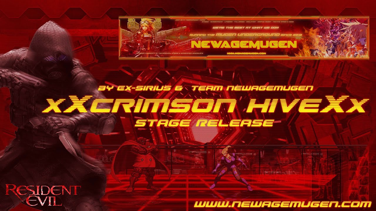 [4K UHD MUGEN][ Mugen 1.1 Stages ] xX CRIMSON HIVE Xx By Ex-Sirius [ newagemugen.com ] - YouTube