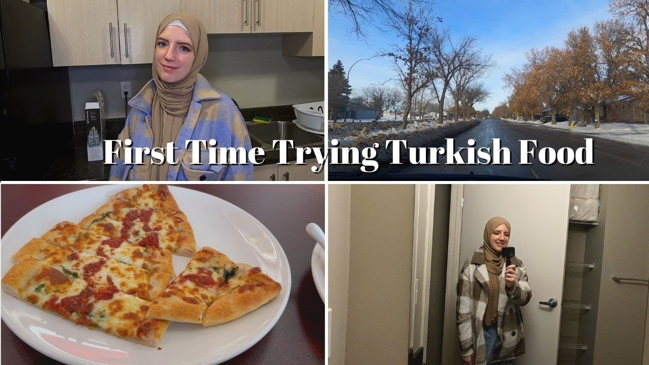 trying Turkish food for the first time and designing my own hijab ...