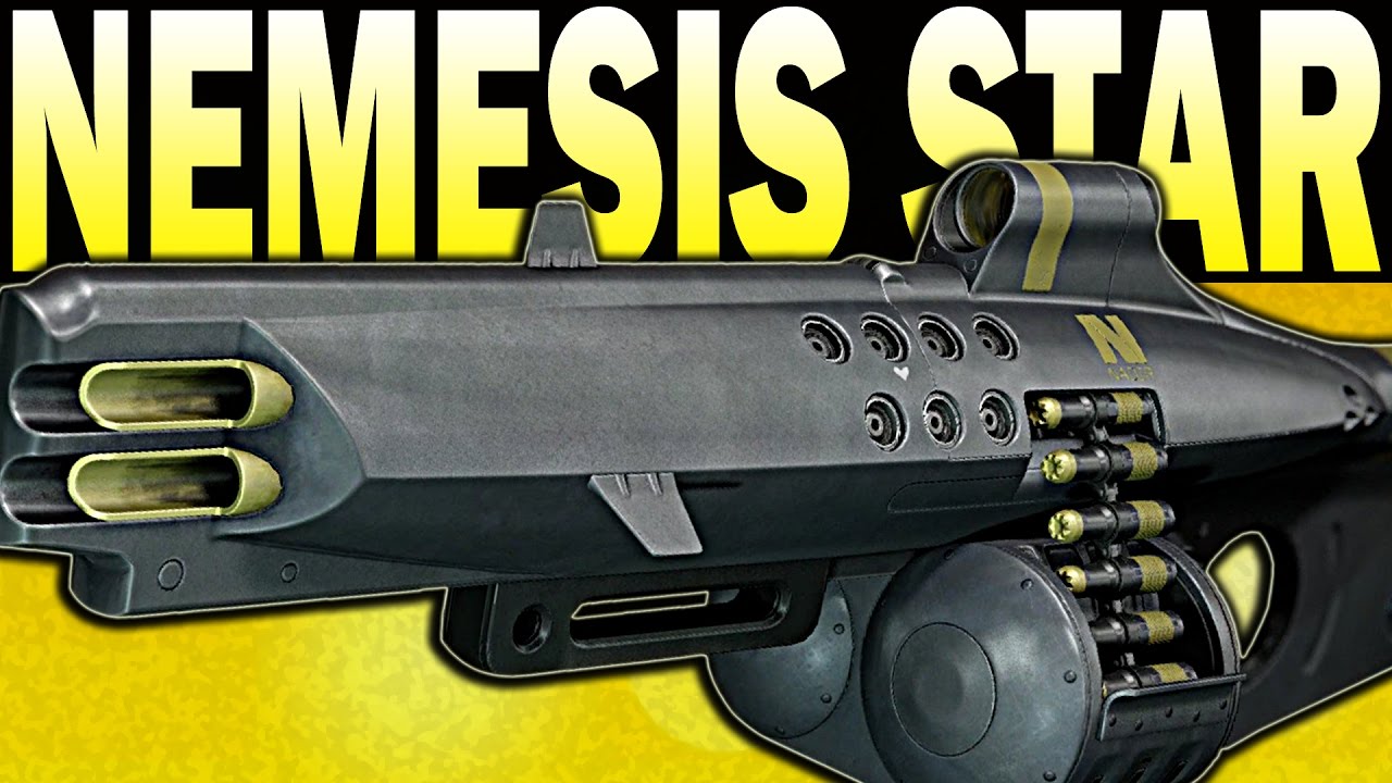 Destiny: Nemesis Star Review! (Rise of Iron Exotic Machine Gun) - YouTube