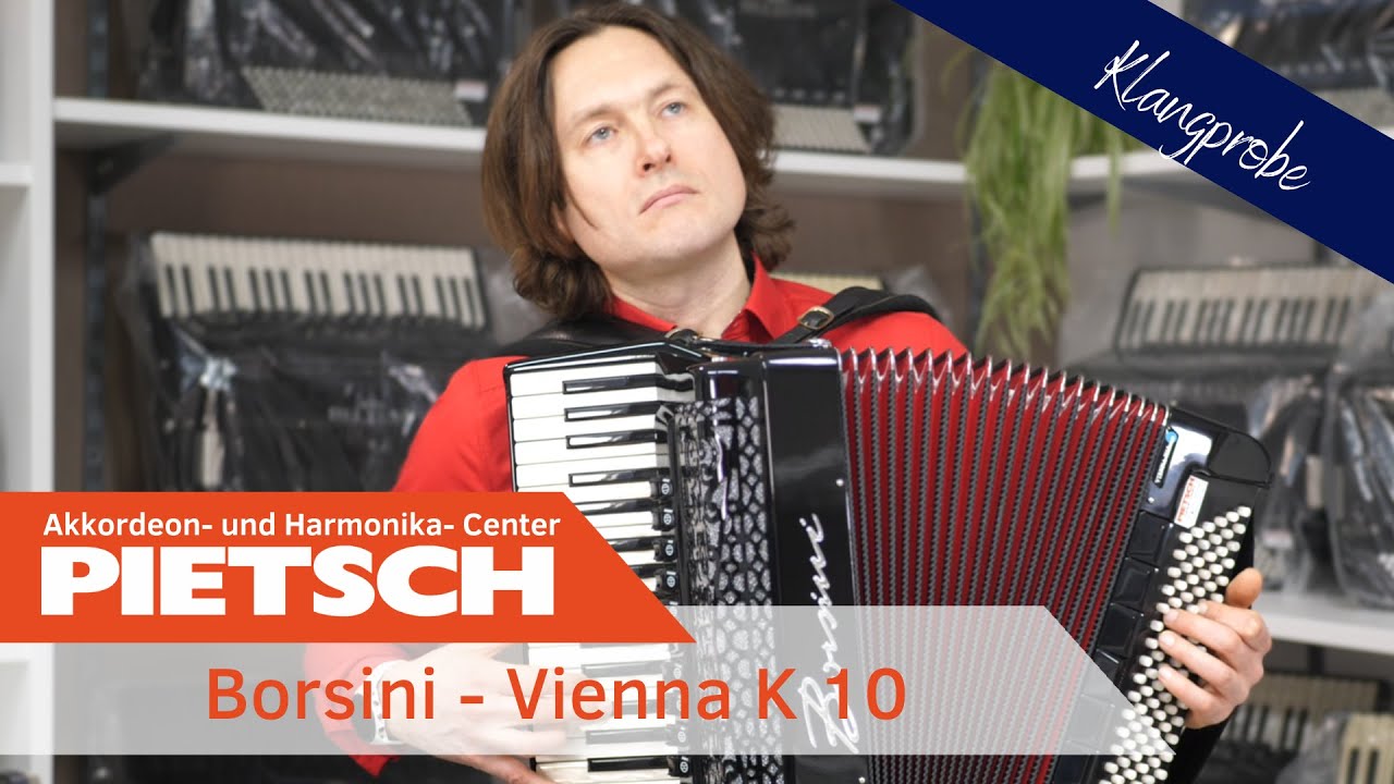 Akkordeon - Borsini Vienna K10 Super Compact - Klangprobe - YouTube