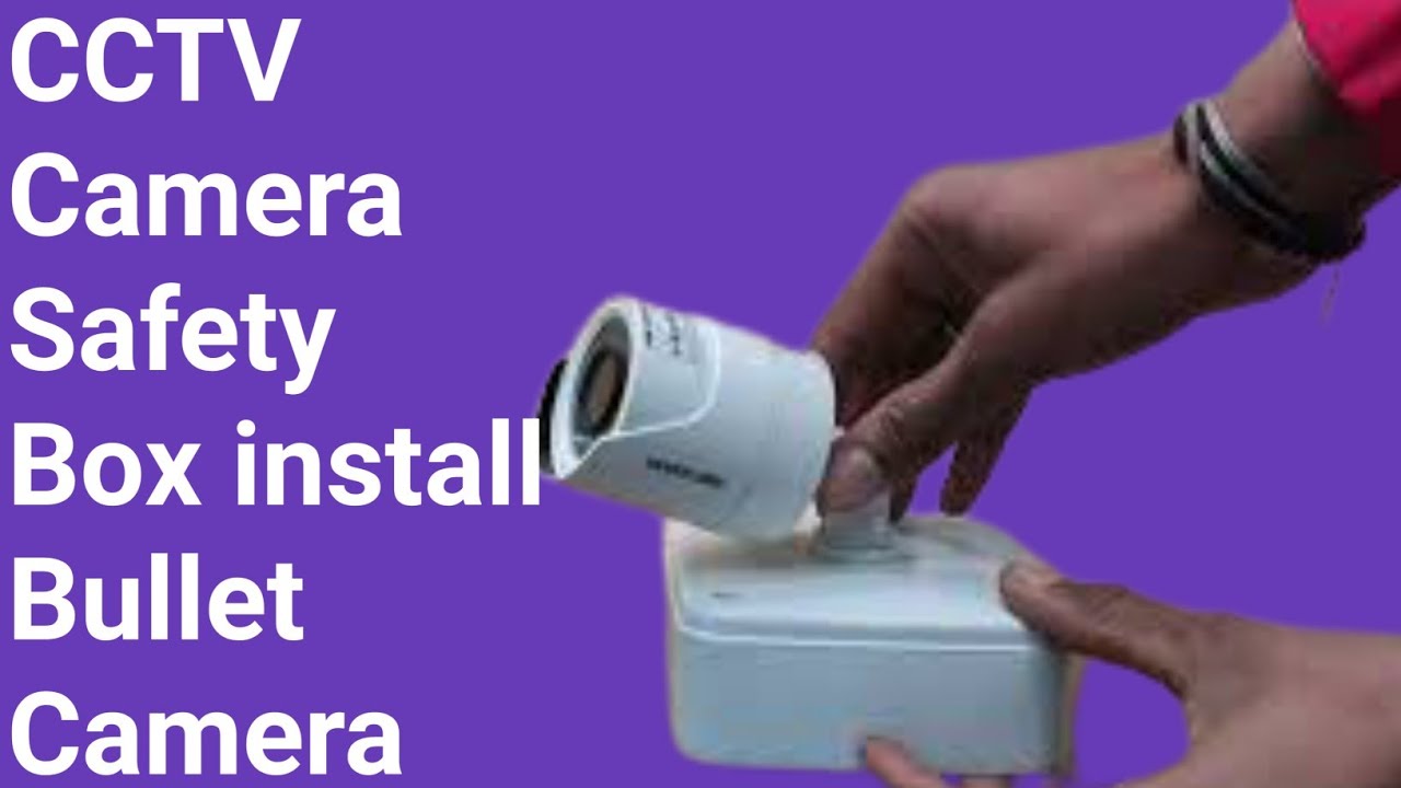CCTV Camera Safety PVC Box Install Bullet Camera!! 4*4 PVC Box install ...