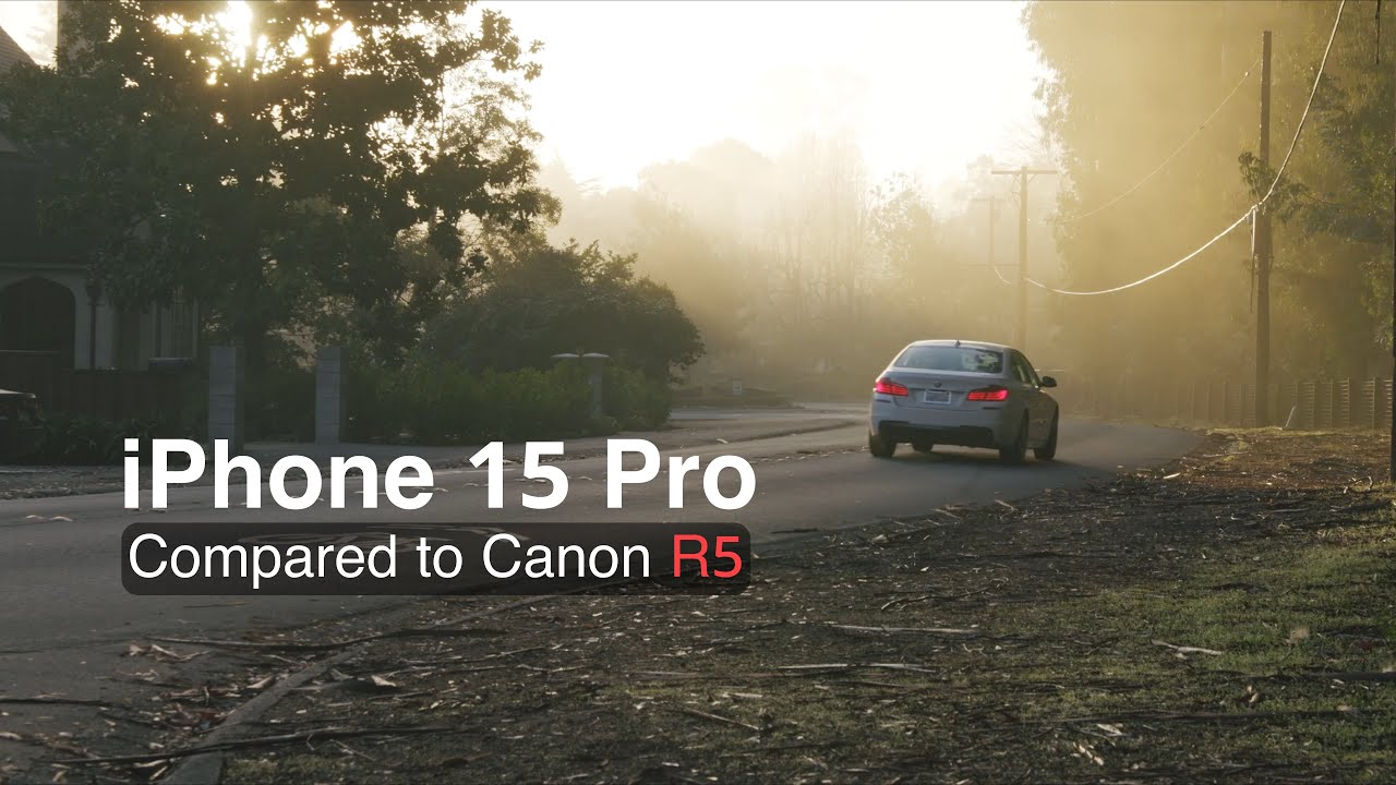 iPhone 15 Pro Apple Log vs Canon R5 - YouTube